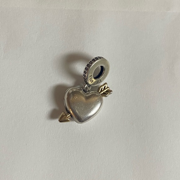 Pandora | Jewelry | Authentic Heart And Arrow Pandora Charm | Poshmark